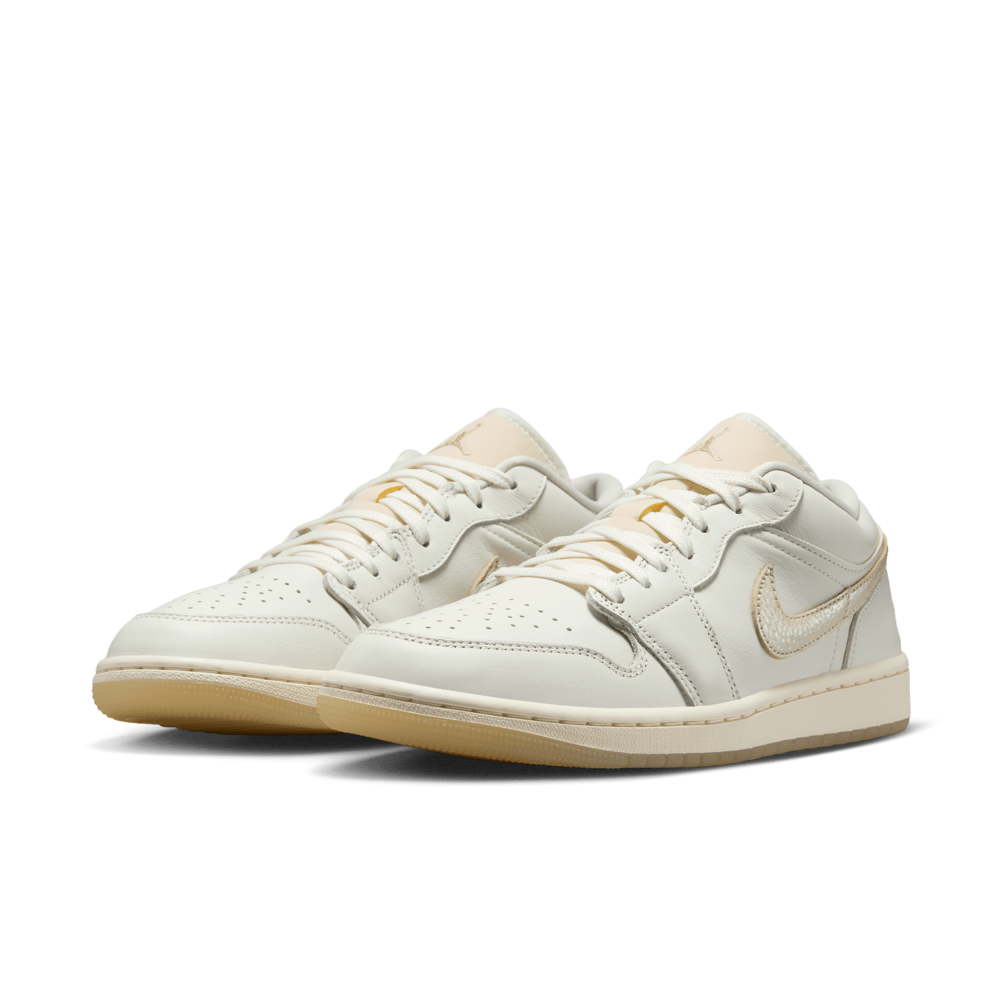 WMNS AIR JORDAN 1 LOW SE (CONSUMER FACING NAME TBD) SAIL/TEAM GOLD-PALE ...