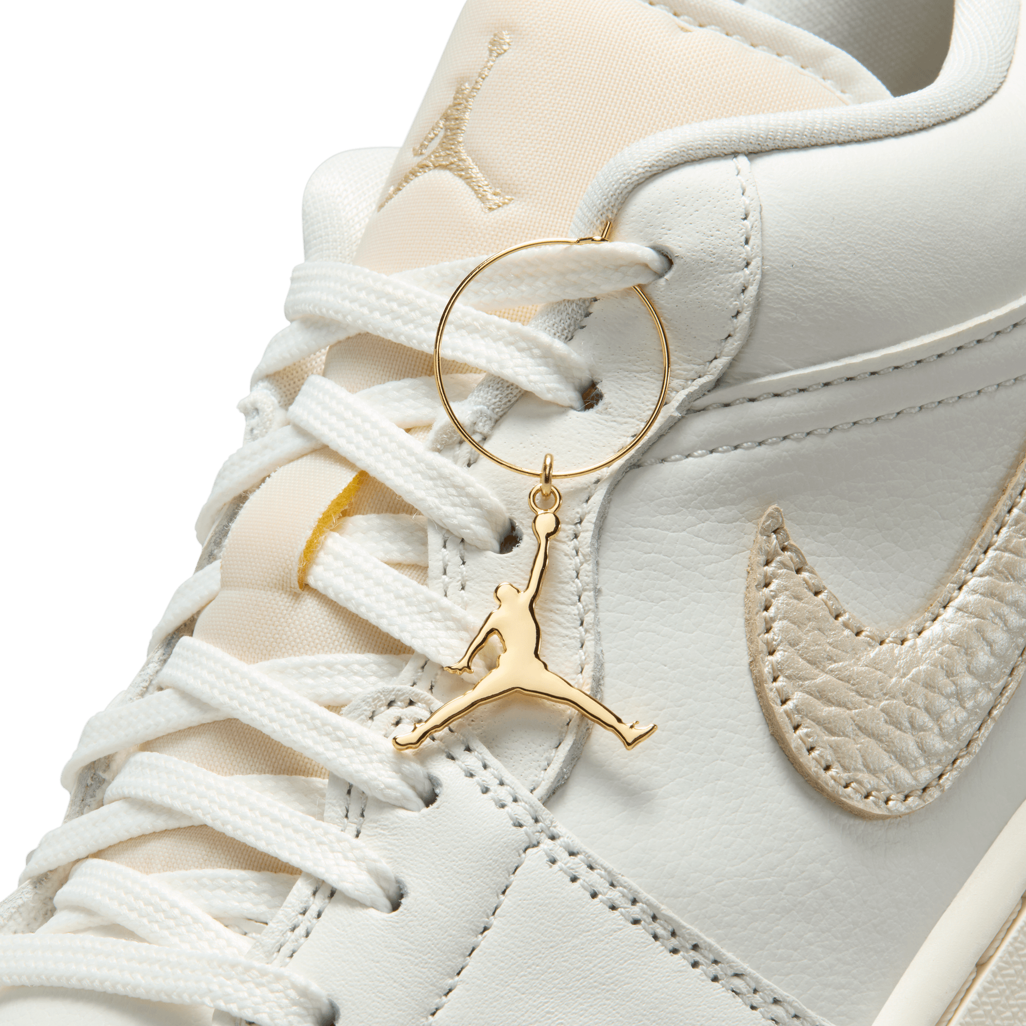 WMNS AIR JORDAN 1 LOW SE (CONSUMER FACING NAME TBD) SAIL/TEAM GOLD-PALE ...