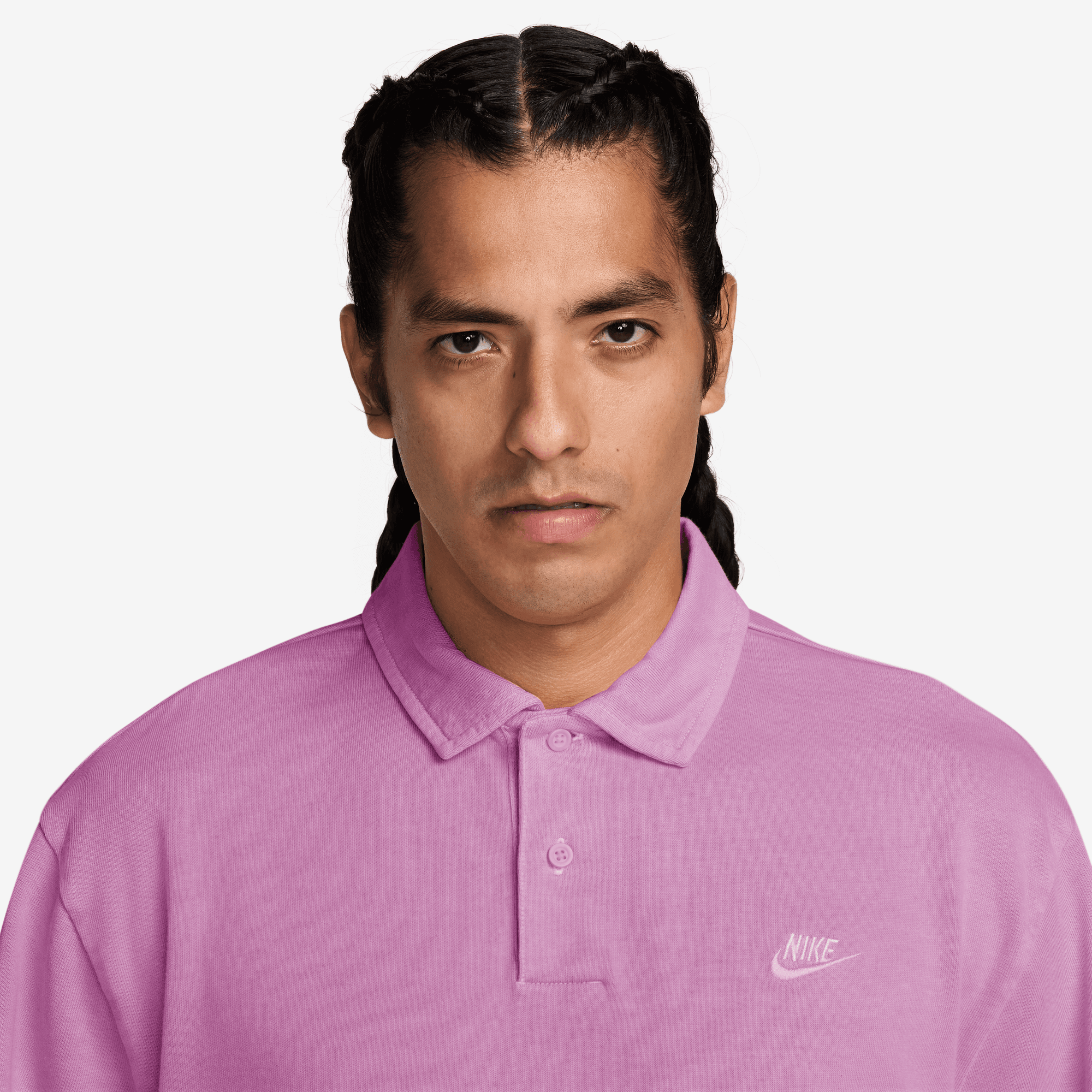 AS M NK CLUB JERSEY POLO WASHE LT MAGENTA – Park Access