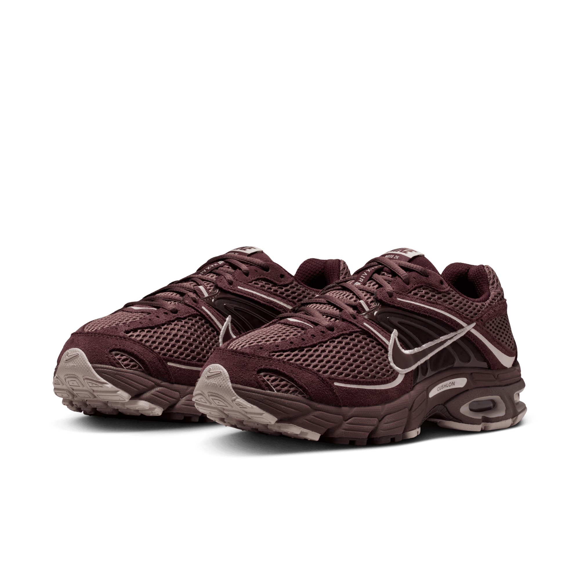 NIKE AIR MAX MOTO 2K SE WOMEN'S SHOES TATTOO/BURGUNDY CRUSH-PLATINUM ...