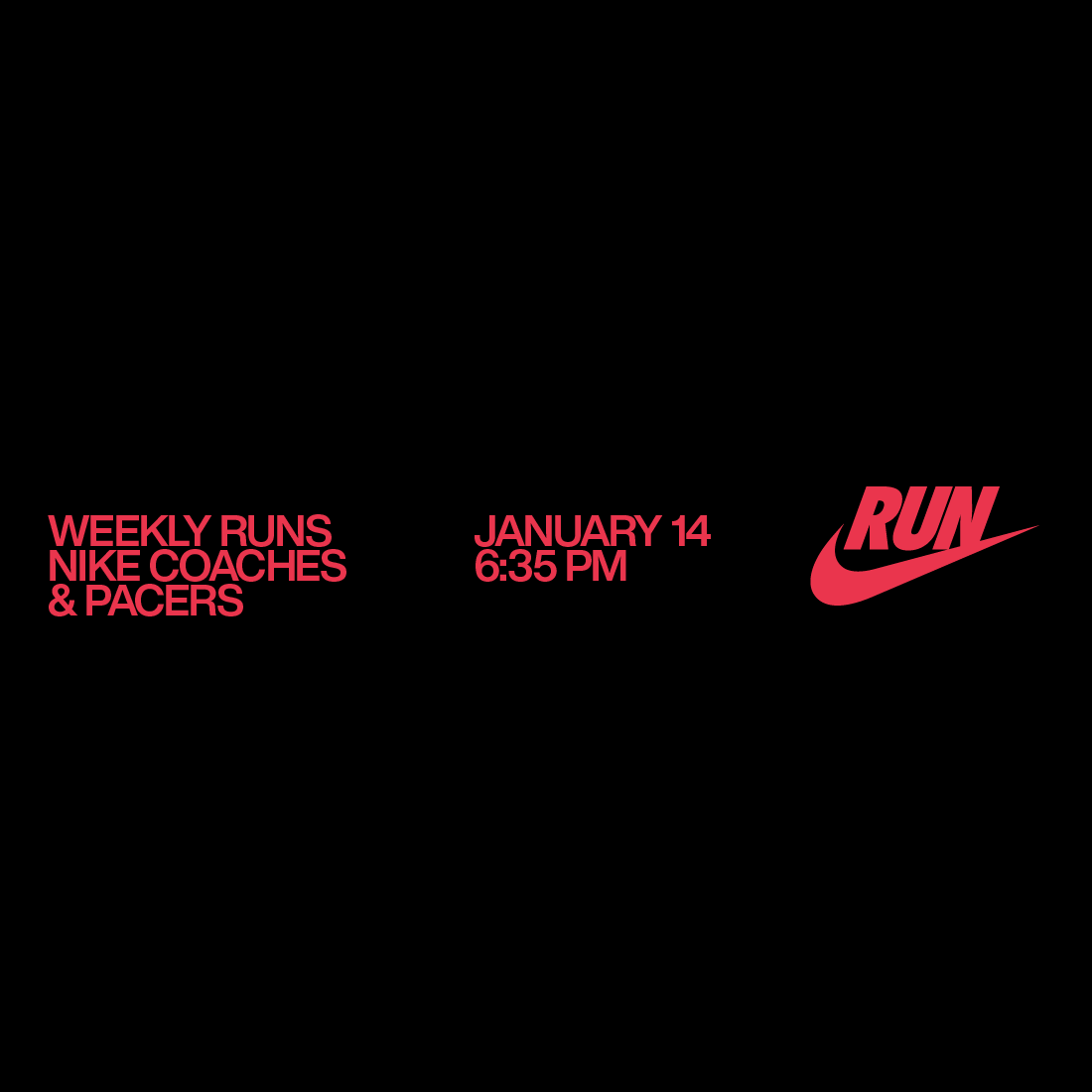 WEEKLY COMMUNITY RUN - JAN 14 – Park Access